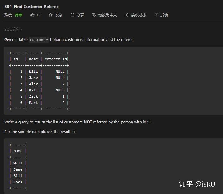 转码小白刷题Day7：SQL划水 - 知乎