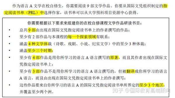 2021 IB中文A新大纲Chinese Language &Literature怎样准备书目 - 知乎