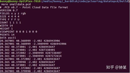 PCL入门系列三——PCL进行数据读写 - 知乎