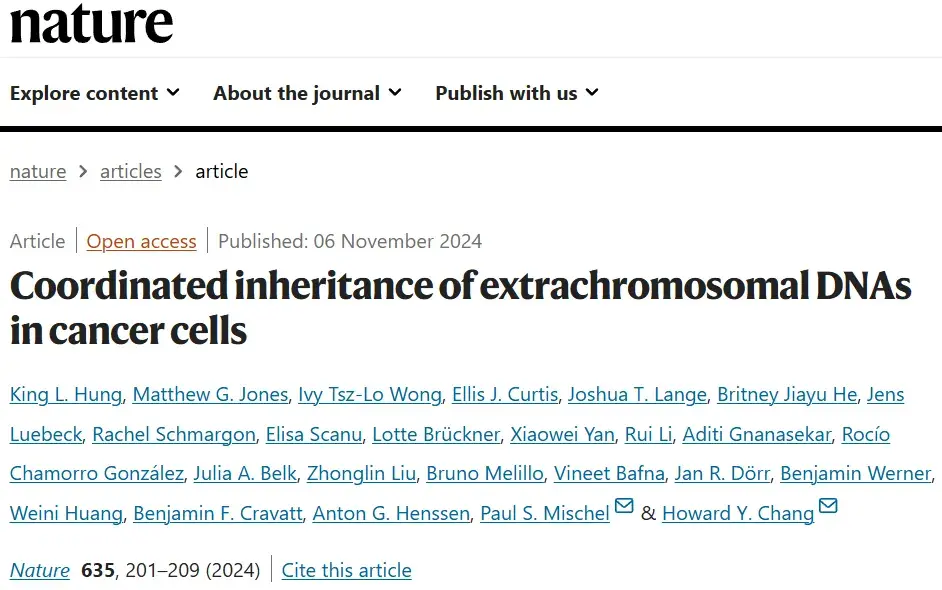 Nature、Cell 顶刊连发 | eccDNA 研究近三年持续高热 - 知乎