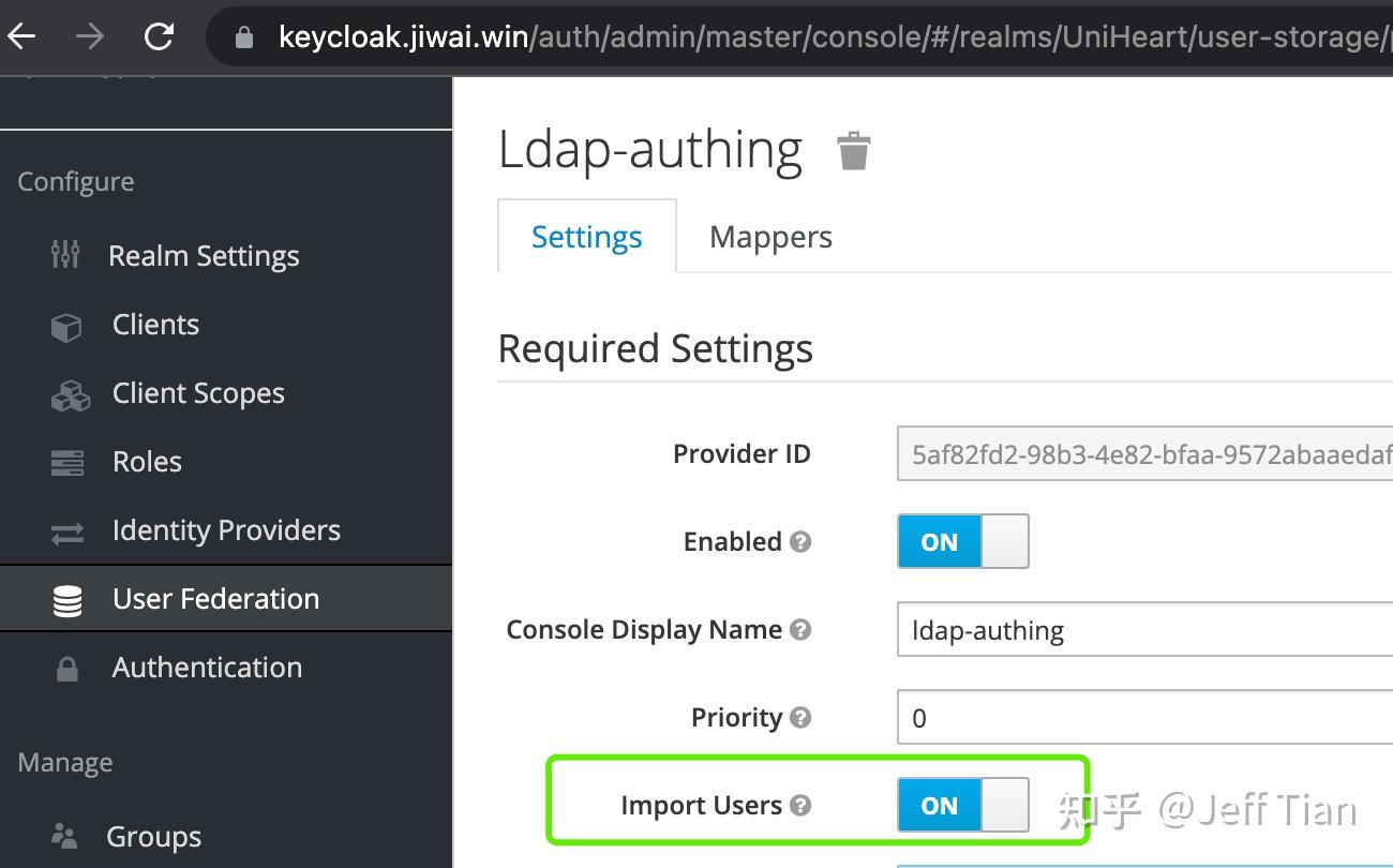 Free Arch: Keycloak 用户联邦 LDAP 初体验（感谢 Authing!） - 知乎
