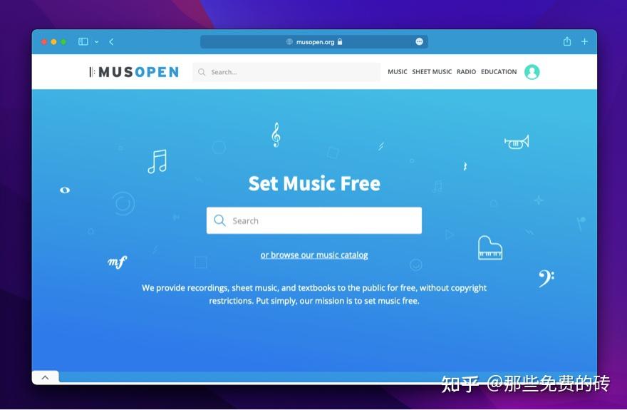 Musopen - 提供免费、无版权的古典音乐下载的网站，推荐收藏用来做背景音乐 - 知乎