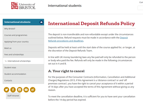 英国留学丨原来留学费还能退？！英国大学留位费退费政策汇总！ - 知乎