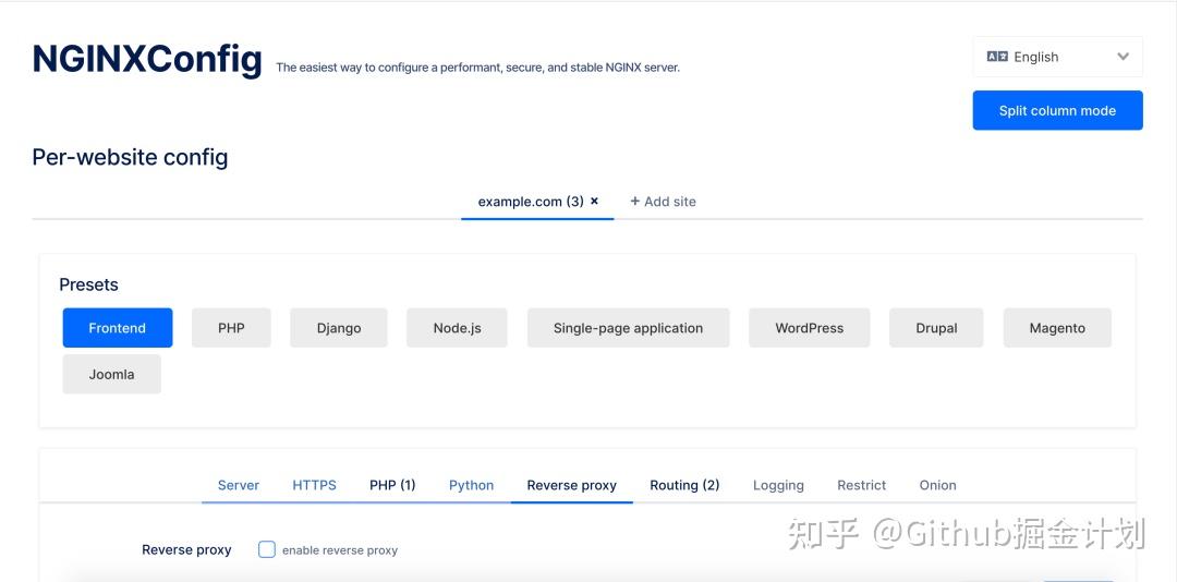 火爆 Github！一款 Nginx 可视化配置神器 - 知乎
