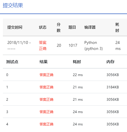 1017 A除以B （20 分） - 知乎