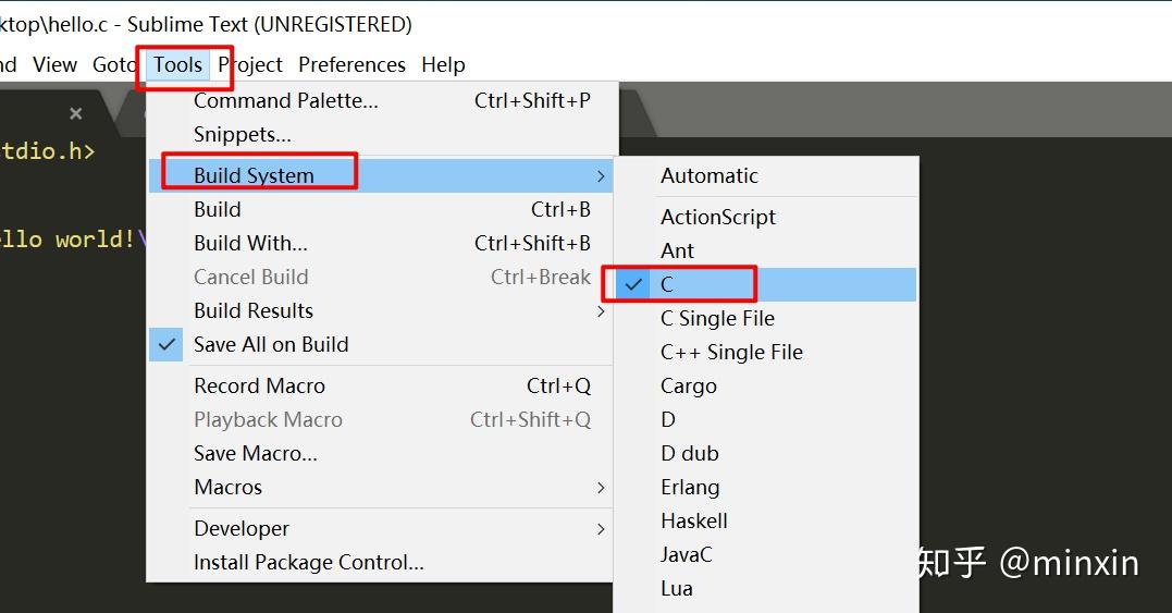 如何在Sublime Text 3中编译运行C程序 - 知乎