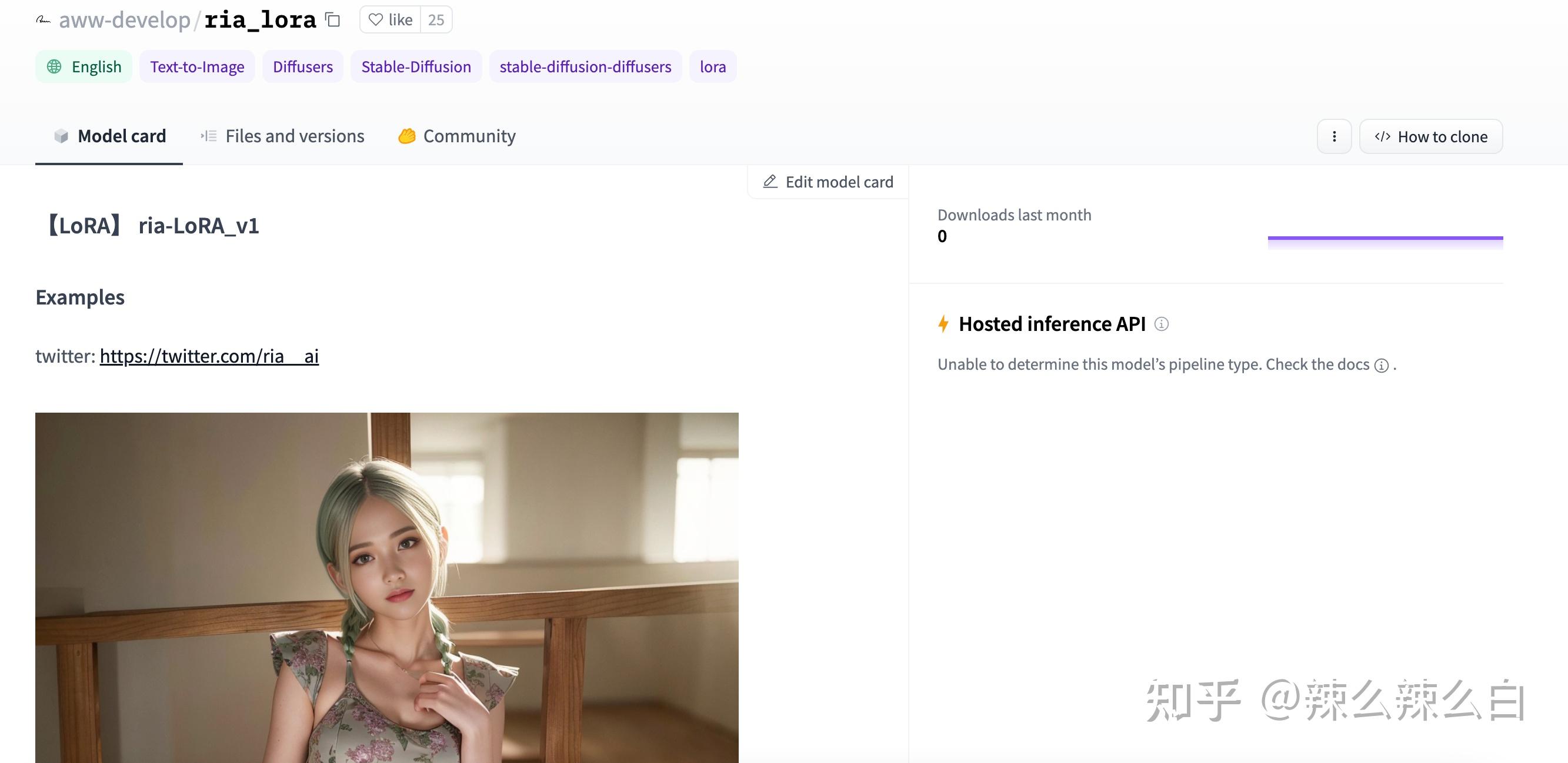 分享AI绘画工具Stable Diffusion Lora的获取途径(入门版） - 知乎