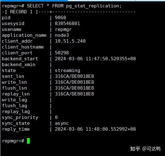 postgresql流复制+repmgr高可用组件+keepalived自动vip漂移实现高可用 - 知乎