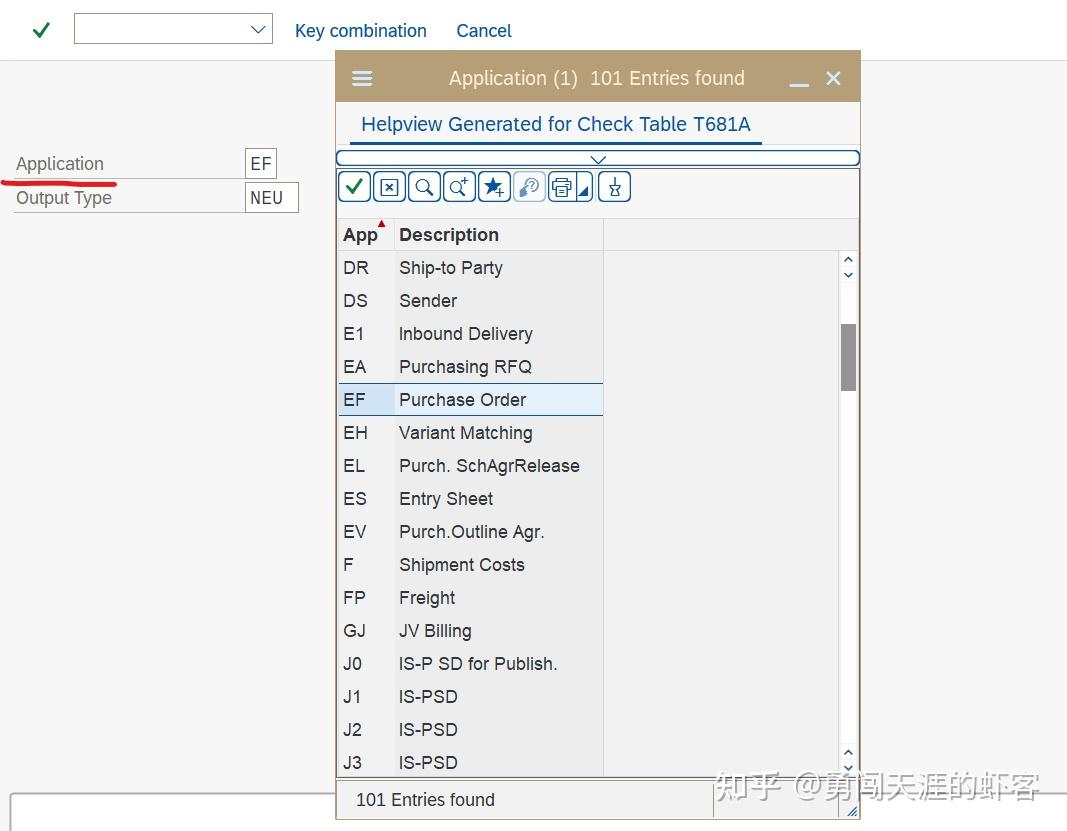 SAP MM 事务代码NACR维护Output Condition Record - 知乎