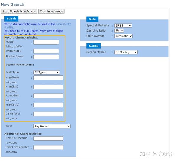 如何在PEER（PEER Ground Motion Database）上选取地震波。 - 知乎