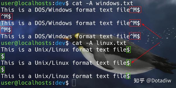 删除unix Linux中文本文件的 M符号 知乎