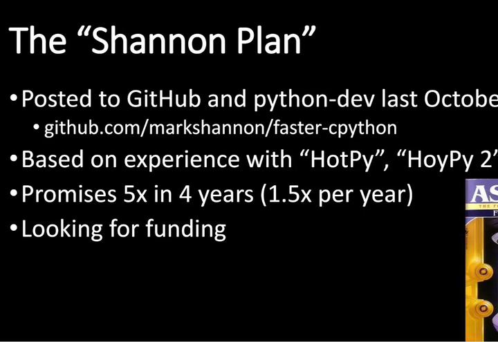Python 之父汇报进展：CPython 3.11 比 3.10 快 25% - 知乎