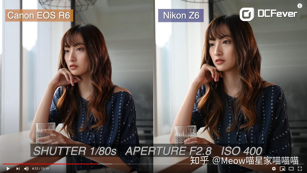 买前必看！！尼康Z6 vs 佳能R6 拍人像对比 - 知乎