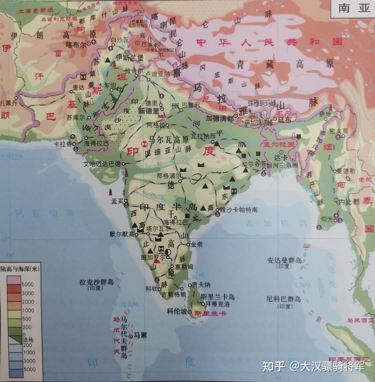 图文解读亚洲地理和区域划分（高中地理学习必备） - 知乎