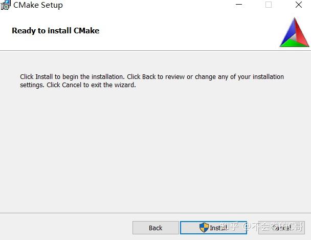 Windows 安装CMake - 知乎