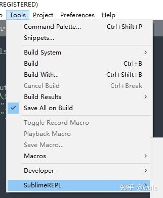 SublimeREPL插件安装步骤 - 知乎