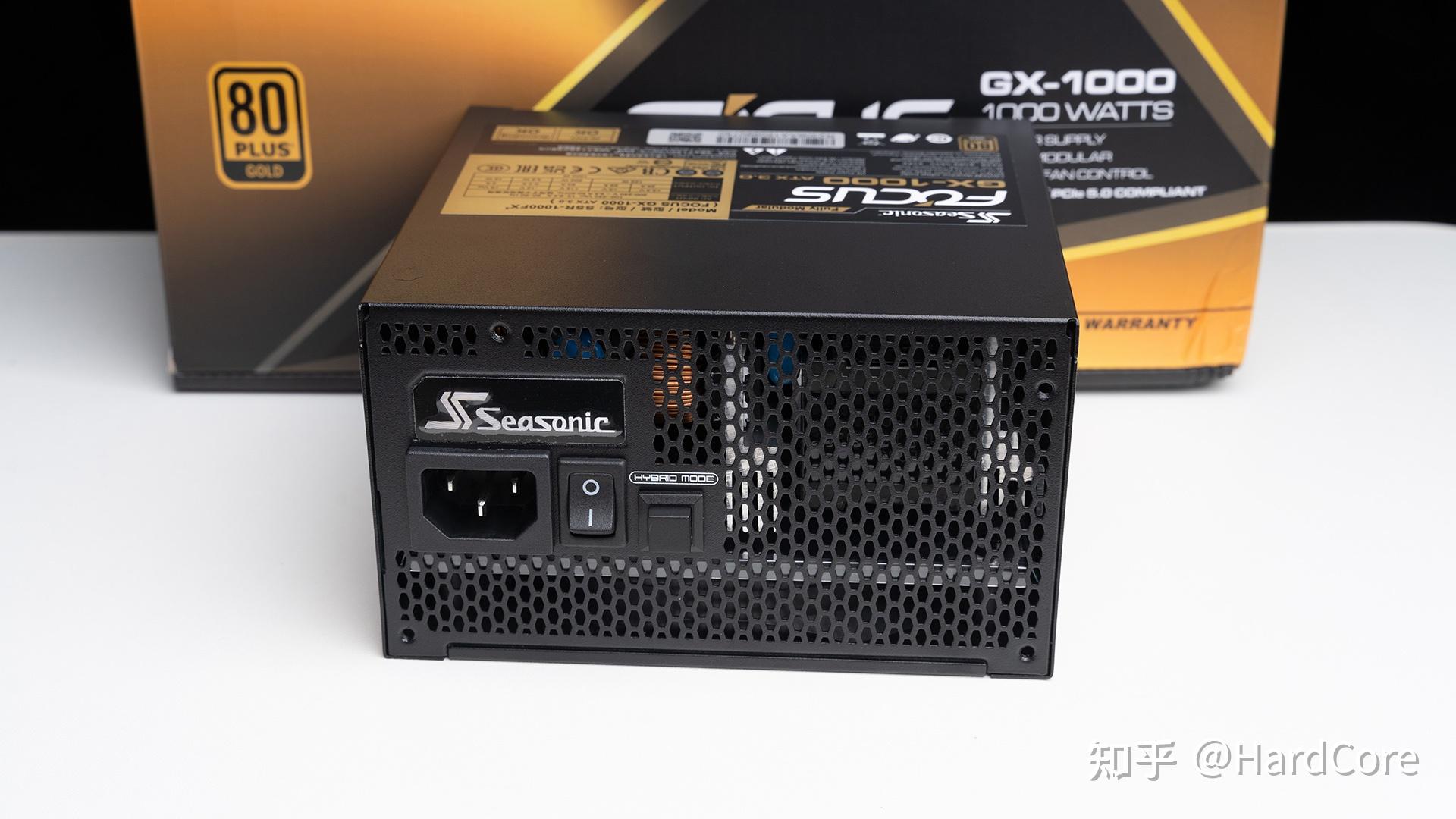 海韵FOCUS GX-1000 ATX 3.0电源开箱，小体积高功率、配套压纹线一步到位 - 知乎