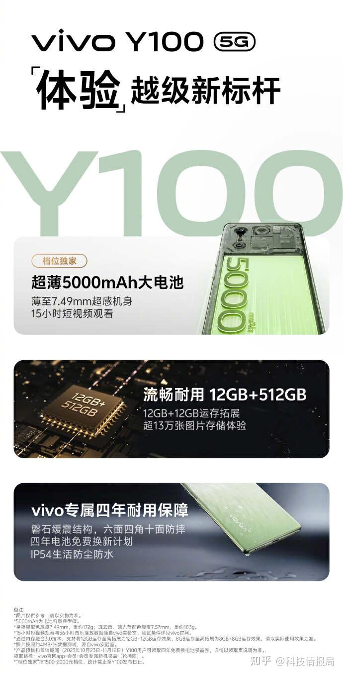限时1299起，颜值实力俱佳，vivo Y100堪称性价比之选 - 知乎