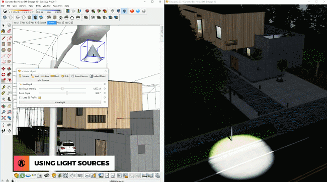 Enscape 室外日夜景照明设置技巧与思路 - 知乎