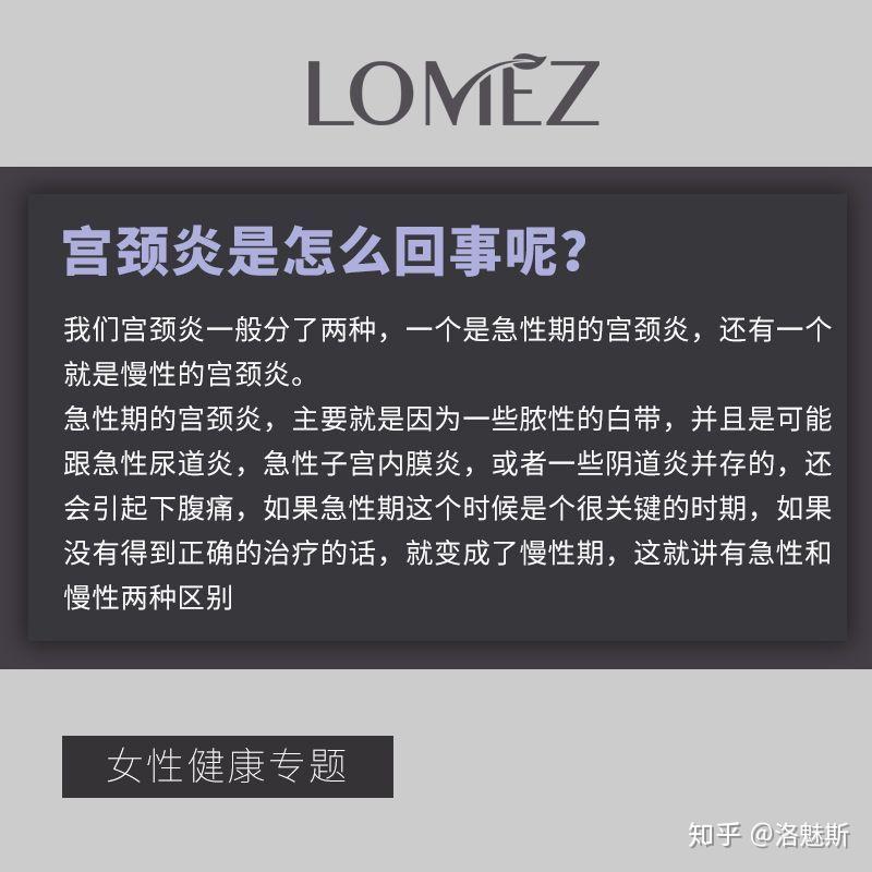 LOMEZ|宫颈炎你了解吗 - 知乎