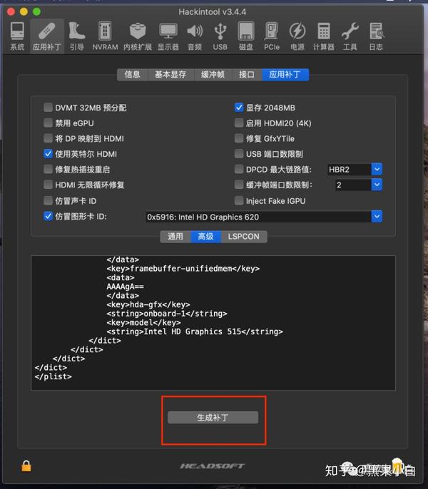 利用hackintool给你的核显打缓冲帧补丁 - 知乎