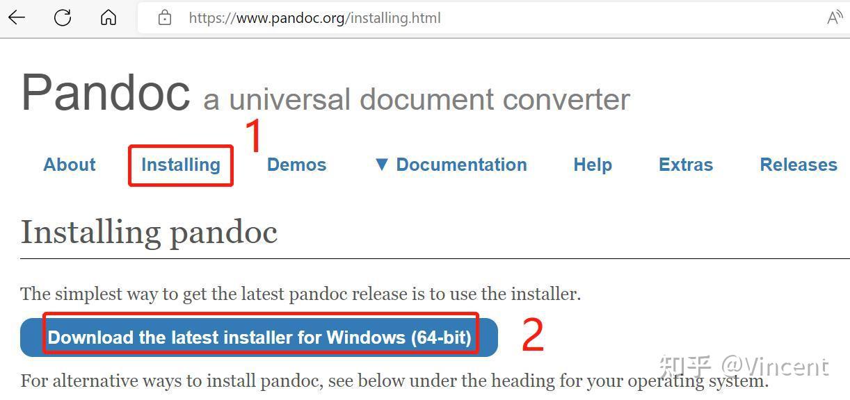 Pandoc安装和使用完全小白采坑记录 - 知乎