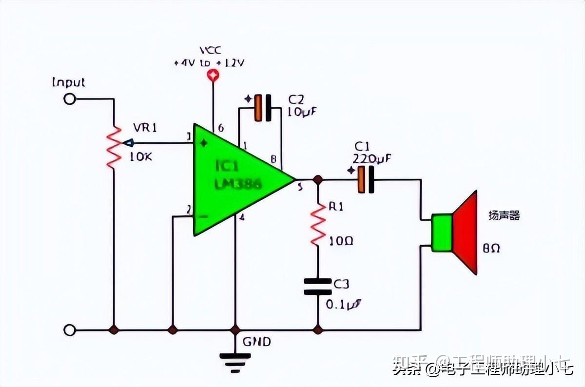 什么是LM386芯片？LM386引脚图及功能讲解，几分钟，带你搞定LM386 - 知乎