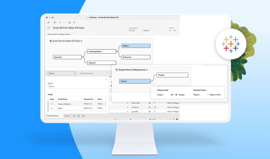 一文了解 Tableau 2024.3 如何展现已发布数据源的数据模型 - 知乎