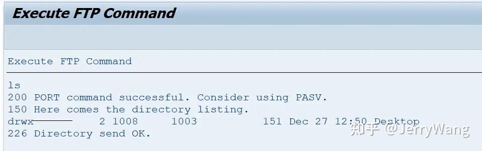 在 SAP ABAP 系统里访问 FTP 服务器 - 知乎