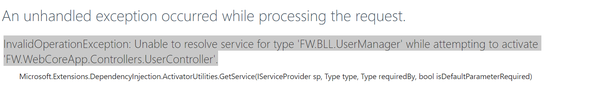 Unable To Resolve Service For Type解决方式： 知乎