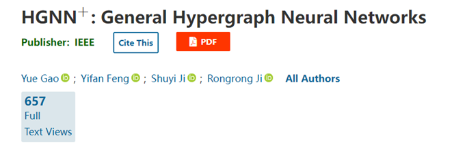 [IEEE TPAMI] HGNN+: 通用超图神经网络 - 知乎