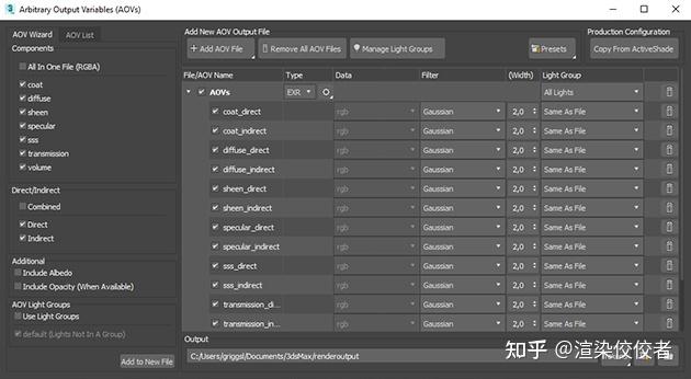 Arnold for 3dmax 如何设置AOV? - 知乎