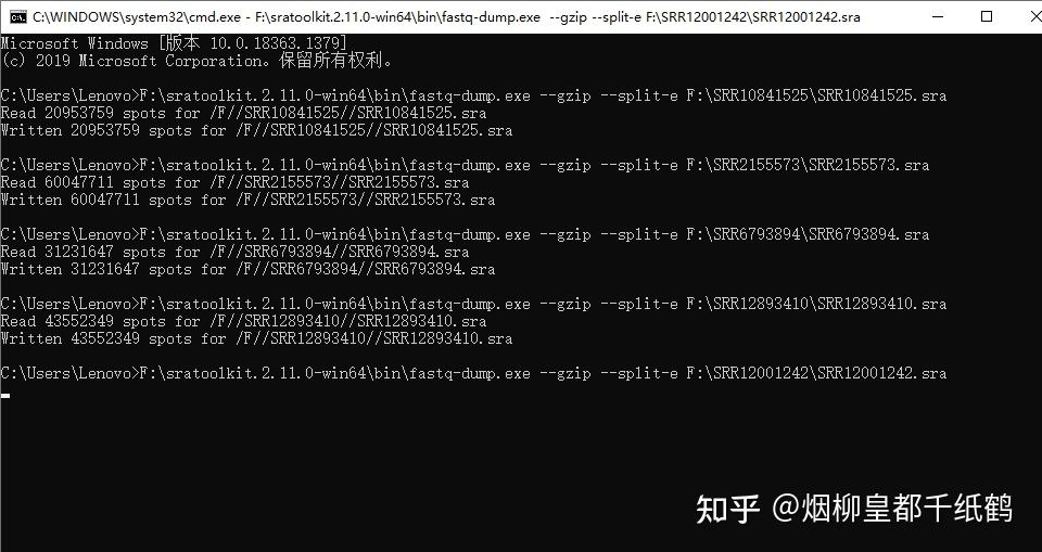 Windows/Linux系统使用sratoolkit（批量）下载SRA数据并用qc生成质量报告 - 知乎