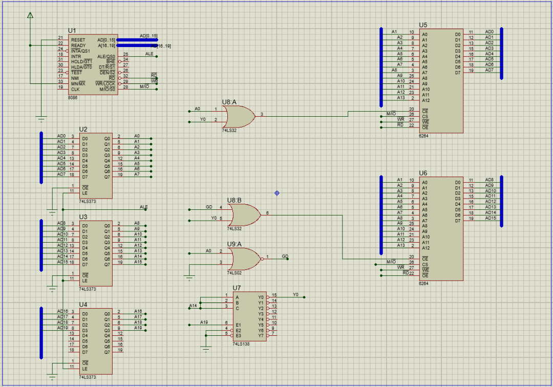 Proteus仿真习题与源代码「微机原理与接口技术」 - 知乎