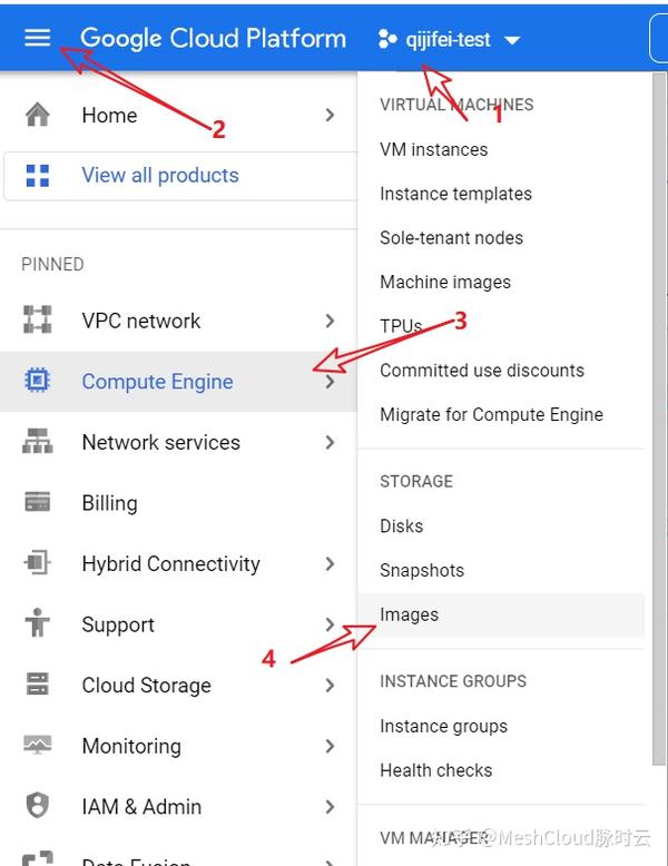 利用GCP控制台跨项目共享映像Image - 知乎