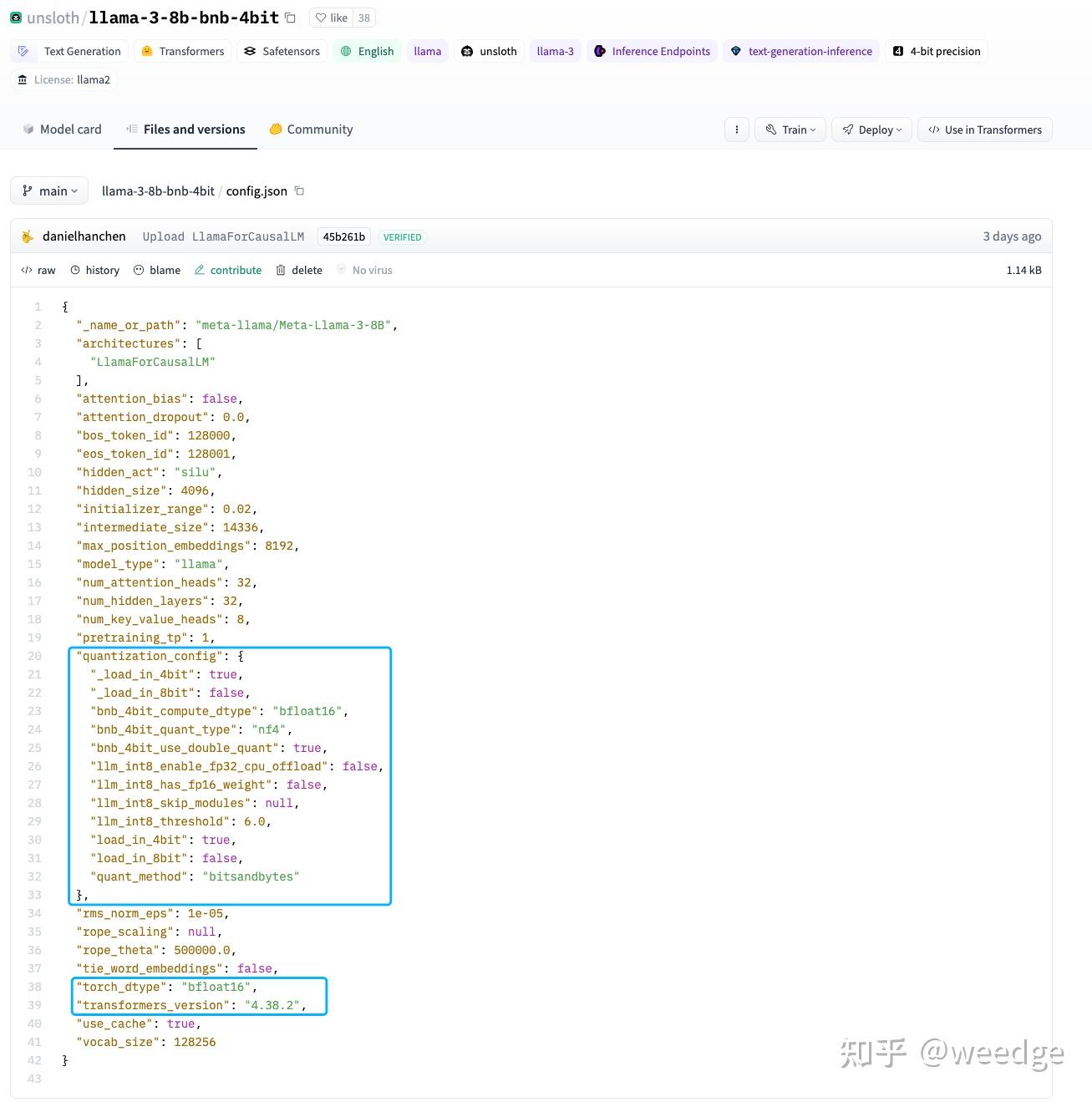 微调量化llama3-8b模型 - 知乎