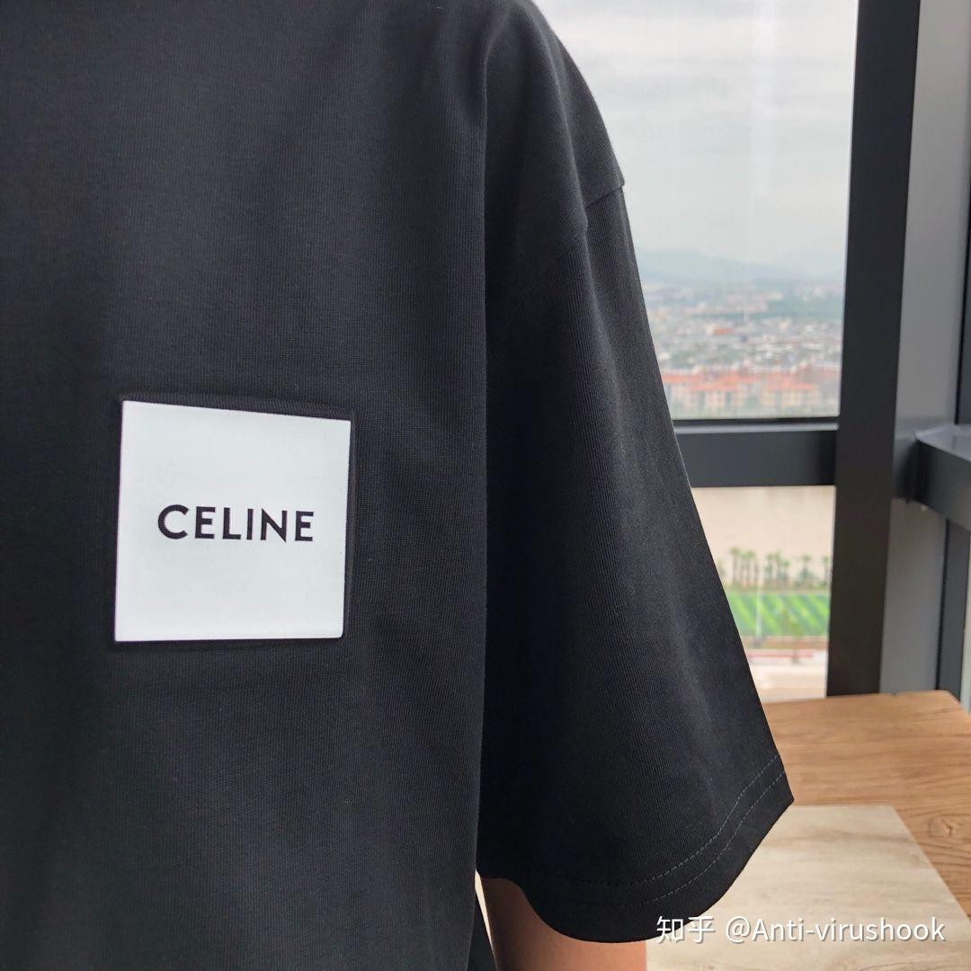 Celine黑白经典T，情侣款。（真渠道货，MADE IN CHINA） - 知乎