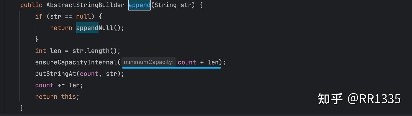 java StringBuilder 扩容过程 - 知乎