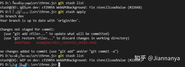git stash的基本使用 - 知乎