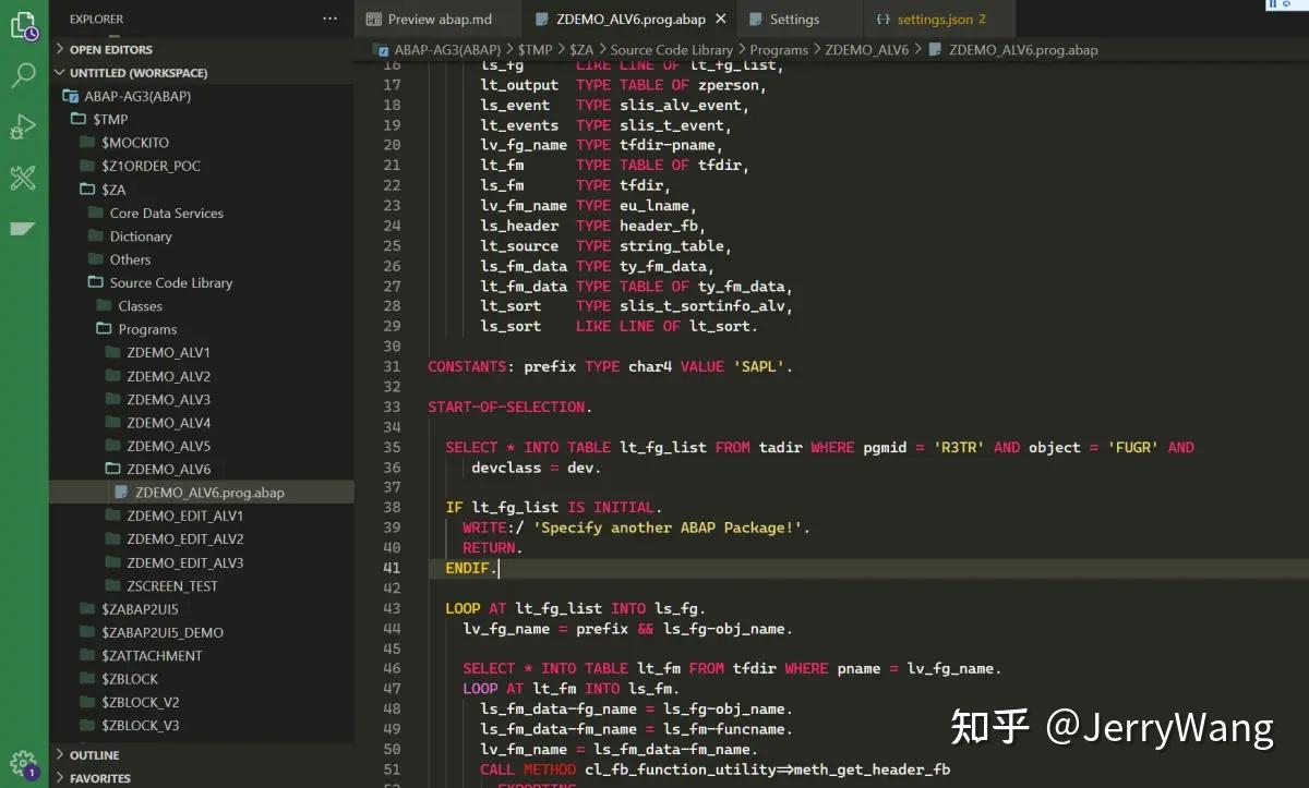 小技巧分享 - 使用 Visual Studio Code 查看和修改 ABAP 代码试读版 - 知乎