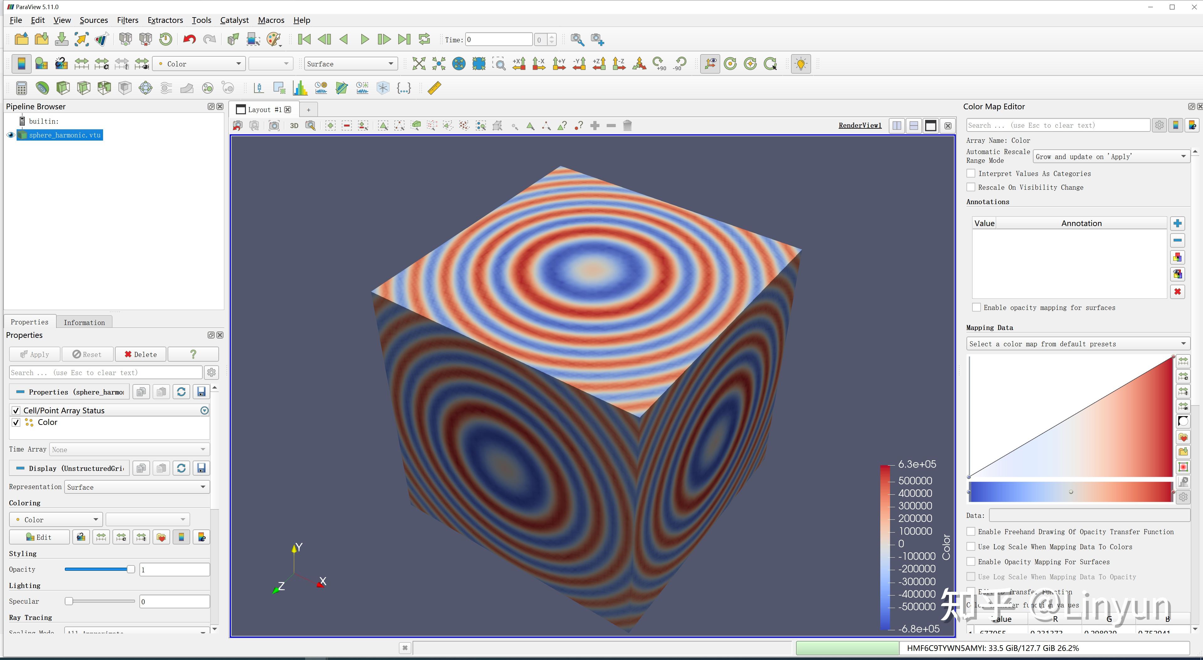Paraview 中读取特定坐标的场变量 - 知乎