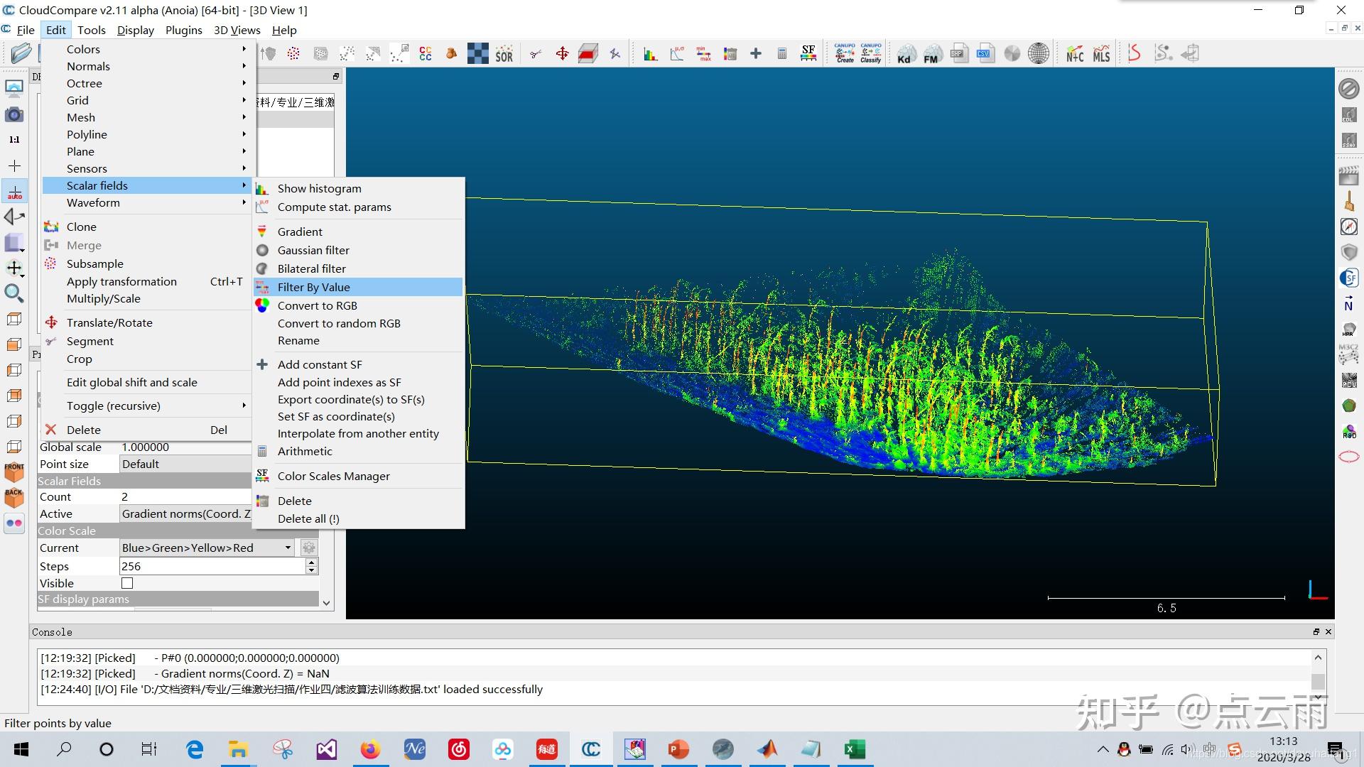 CloudCompare之点云滤波处理 - 知乎
