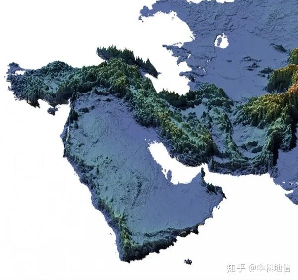 以另一种视角看地图：世界各地区、国家3D可视化地形图 - 知乎