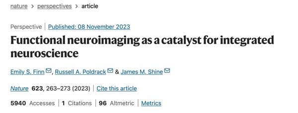 Nature：fMRI联接系统神经、认知神经、计算神经和临床神经科学 - 知乎