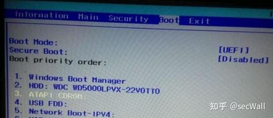 关闭Secure Boot的方法 - 知乎