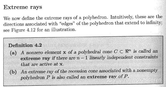Sec 4.8 Cones and extreme rays - 知乎