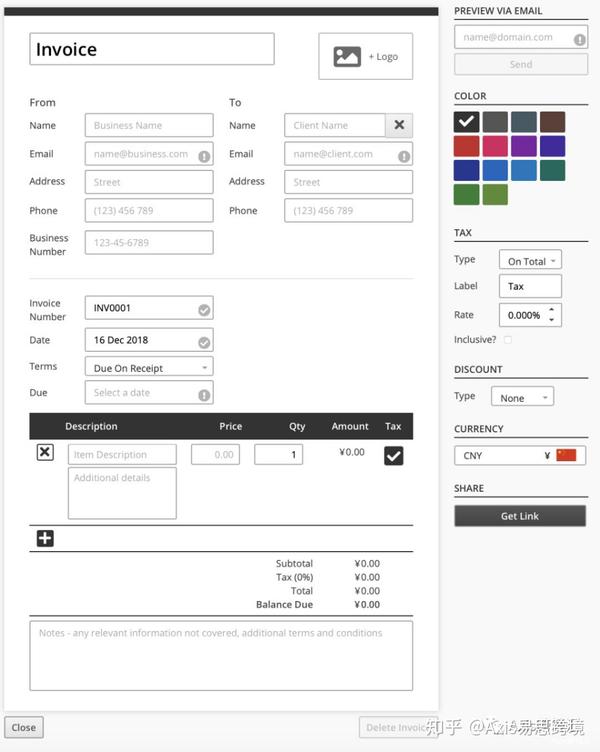分享 | 5个好用的制作VAT INVOICE的网站 - 知乎