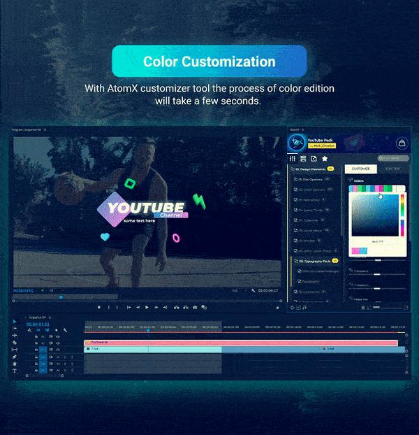 Ae/Pr插件: Atomx, 一键生成/转场/文字动画/调色滤镜/音效！ - 知乎