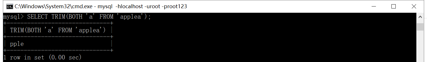 MySQL|trim() 函数用法 - 知乎