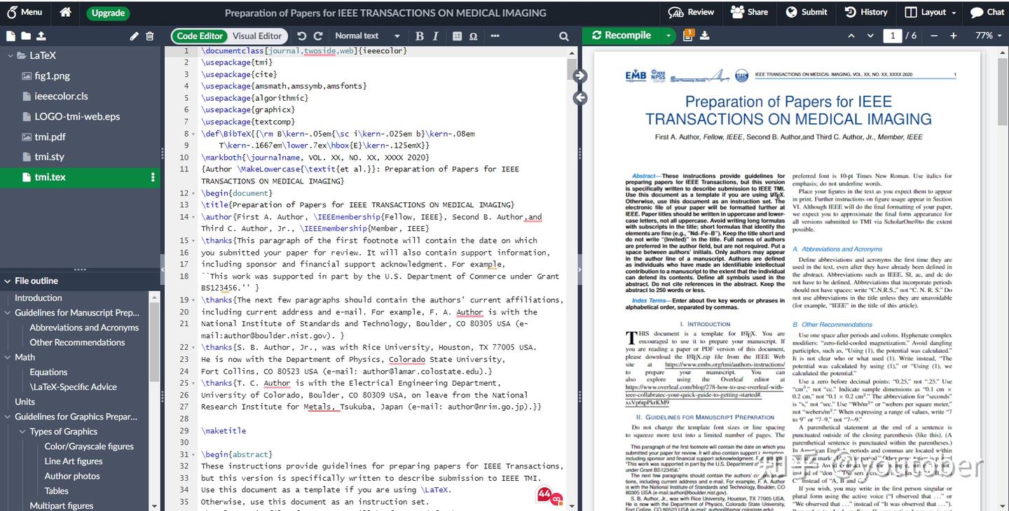 IEEE Transaction 投稿模板下载指南 - 知乎